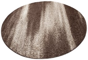 Chemex Kulatý koberec Ostrava - světle hnědý Rozměr koberce: 130x130 cm