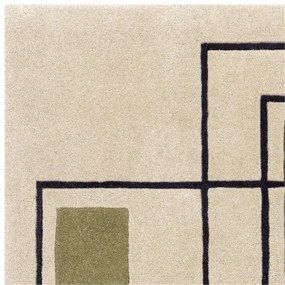 Tribeca Design Kusový koberec Jigsaw Outline Khaki Rozměry: 200x290 cm