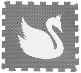 VYLEN Minideckfloor Labuť Barevná kombinace: Bílý se světle šedou labutí