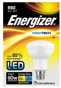 Energizer LED žárovka 11W (60W) E27, R80, teplá bílá