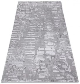 koberec AKRYL DIZAYN 8840 světle šedá velikost 80x300 cm | krásné koberce cz