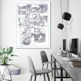 Gario Obraz na plátně Skica pouličního boje - Saqman Rozměry: 40 x 60 cm