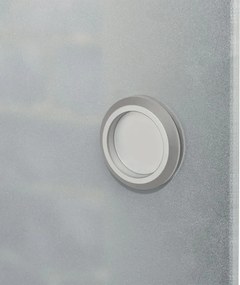 vidaXL Posuvné dveře sklo a hliník 178 cm stříbrné [60266]
