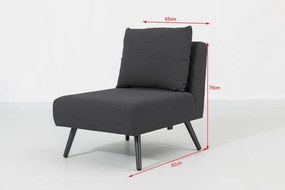 Doppler Melia LIKA-TEX® antracit - luxusní zahradní souprava - Rozbalené zboží (N603)