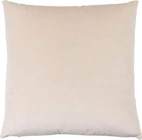 Modrý sametový polštář se zlatými listy Ginko - 45*45*10cm
