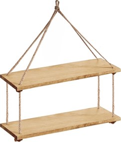 Tutumi Tutumi, nástěnná polička 50x15 cm 322121, borové dřevo, HOM-06808