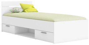 Idea IDEA Multifunkční postel 90x200 MICHIGAN perleťově bílá