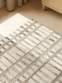 Vikosa, Kusový koberec Vikosa Boho 106278 Natural Cream Brown, 120x180, hnědá, ložnice