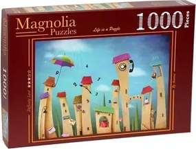 MAGNOLIA Puzzle Tančící město / 1000 dílků / 68 x 48 cm