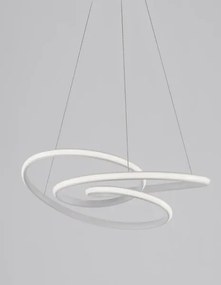 LED lustr Menton 52 bílé
