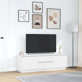 TV skříňka s LED osvětlením bílá 160,5x41x50 cm 3328426