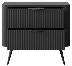 Laski Noční stolek Lante 2S Barva: Černá