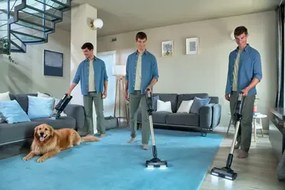 Hoover HF310P černá / Tyčový vysavač / Bezdrátový / 150 AW / 60 min pr