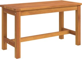 Zahradní lavice 80 x 35 x 45 cm masivní akáciové dřevo 319418