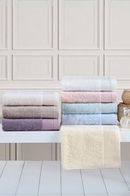 Výhodná sada ručníků a osušek BAMBOO, 4 ks Růžová