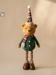 Sinsay - Stojící vánoční dekorace ve tvaru medvídka - vícebarevná