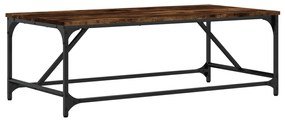 Konferenční stolek kouřový dub 100x50x35 cm kompozitní dřevo - Default Title