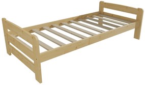 Vomaks Jednolůžková postel VMK009D Rozměr: 90 x 200 cm, Barva: surové dřevo