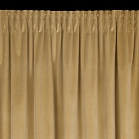 ZATEMŇOVACÍ ZÁVĚS NA PÁSCE ANTARA 140X300 CM TMAVĚBÉŽOVÁ