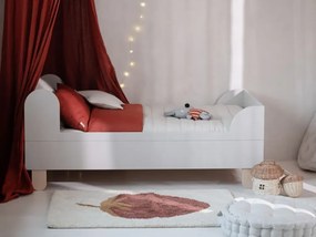 Dětská jednolůžková postel se dvěma čely BASIC Zvolte barvu: Kašmírová, Zvolte rozměr: 80x160 cm