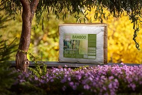 Set Bamboo proti nadměrnému pocení Rozměr: polštář 70x90 cm (1200 g) + přikrývka 135x200 cm (300 g/m²) + náplň zdarma 300g