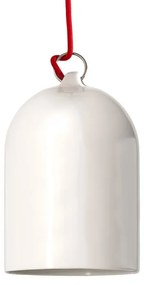 creative cables Keramické stínidlo Mini zvon pro závěsné lampy Barva komponentu: Bílá