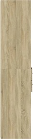 Skříň highboard dub sonoma 40 x 42,5 x 185 cm kompozitní dřevo 3281443