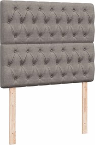 Box spring postel s matrací taupe 120x190 cm textil 3291618