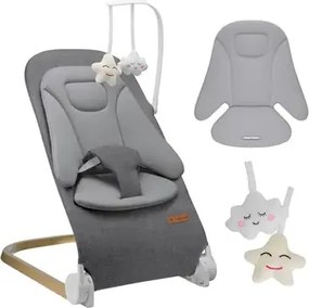 Tulano Moon 50 šedá / Houpací křeslo / od 9 let do 9 kg