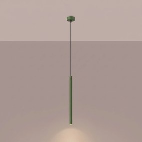Sollux Lighting Závěsné svítidlo ARCHE 1 olivově zelené