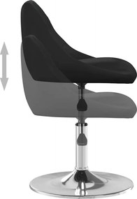 Jídelní židle 2 ks černé umělá kůže 335160