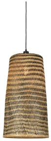 Závěsné bambusové svítidlo Good&amp;Mojo Kalimantan, ⌀ 37 cm