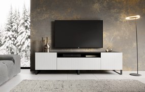 ADRK RTV stolek NOEMI S BW 200, bílá/černá