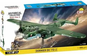 COBI 5754 II WW Dornier DO 17Z-2 / 1383 kostek / 2 figurky / 1:32 / od