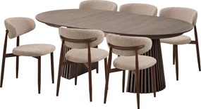 House Nordic Jídelní set OSAKA & LEVANTO 120×120 cm 7771006-S