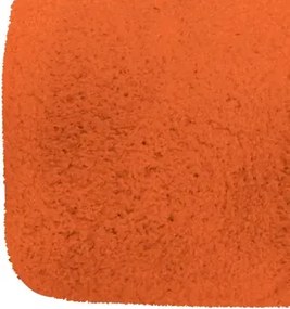 MSV Koupelnová předložka MICROFIBER oranžová / mikrovlákno / protisklu