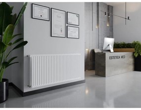 Mexen CH20 Hygienický panelový radiátor 600 x 500 mm, boční připojení, 550 W, bílá, W420H-060-050-00