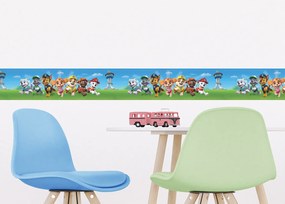 Dětská samolepící bordura na zeď Tlapková Patrola Spěchá na Pomoc | 5 m x 9.7 cm | DWBD8161