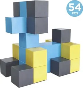 EDUCA Magnetická stavebnice Magnetics STEM Kostky / 54 dílků