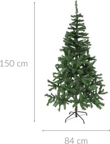 Úmělý vánoční stromeček na stojanu, 150 cm