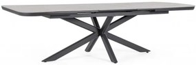 BIZZOTTO Rozkládací jídelní stůl PASCAL 200-260x100 cm antracit