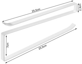 Verk Group Držák na kuchyňské papírové utěrky násuvný kovový loft matný