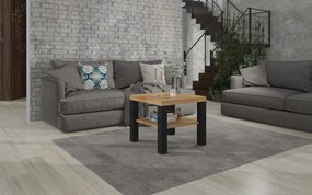 ADRK Furniture Konferenční stolek BILL 60x60 CT-Bil-ART+BM-H073