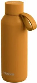 Quokka Nerezová termoláhev s poutkem Solid hořčicová 510 ml