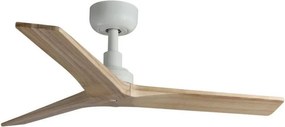 FARO 34281 KLIM S stropní ventilátor, bílá/světlý dub DC - FARO