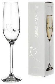 Diamante křišťálová sklenička se Swarovski krystaly Petit  150 ml 1KS