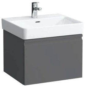 Laufen Pro S - Umyvadlová skříňka, 55x37x39 cm, 1 zásuvka, grafit mat H4830320954801