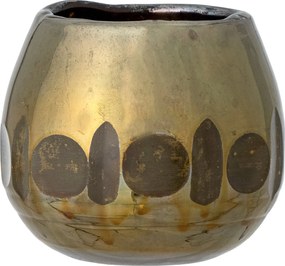 Stojan na čajovou svíčku Ivalo 8,5 cm zlatý