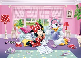 Dětská fototapeta na zed' Minnie a Daisy, Disney | 360 x 254 cm | DFTD 2229
