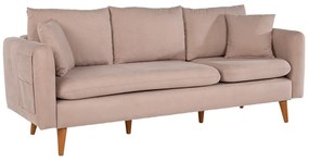 Hanah Home Pohovka SOFIA světle hnědá 215 cm